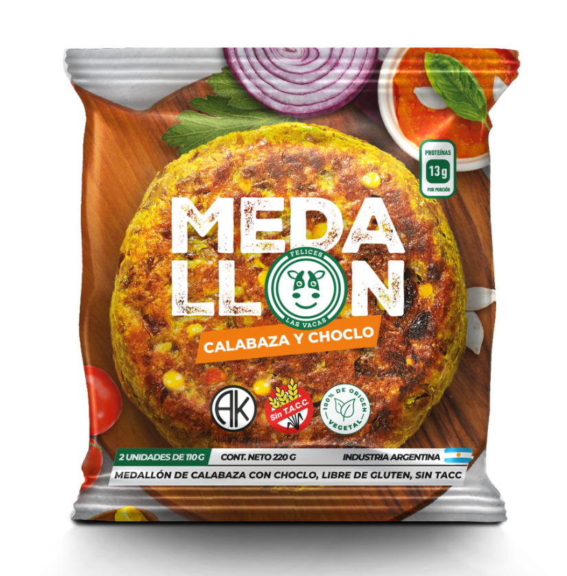 MEDALLON CALABAZA Y CHOCLO PACK X2 110GR FELICES LAS VACAS - Mayorista ...